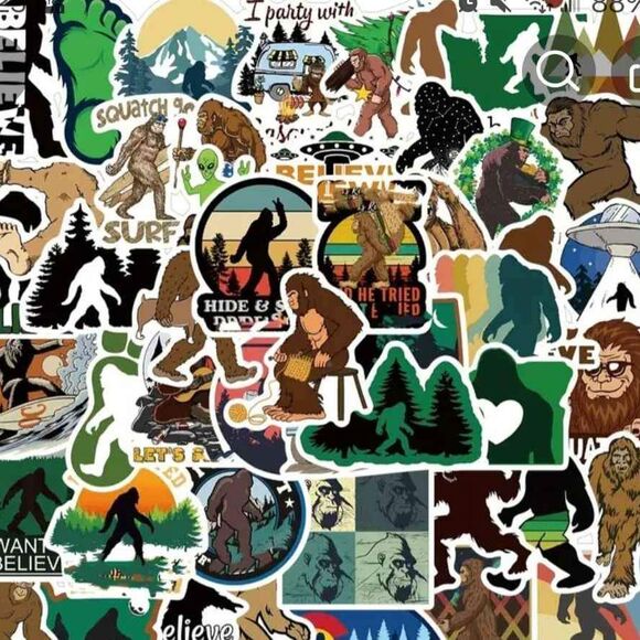 Other | Pack Of 25 Sasquatch Stickers | Poshmark